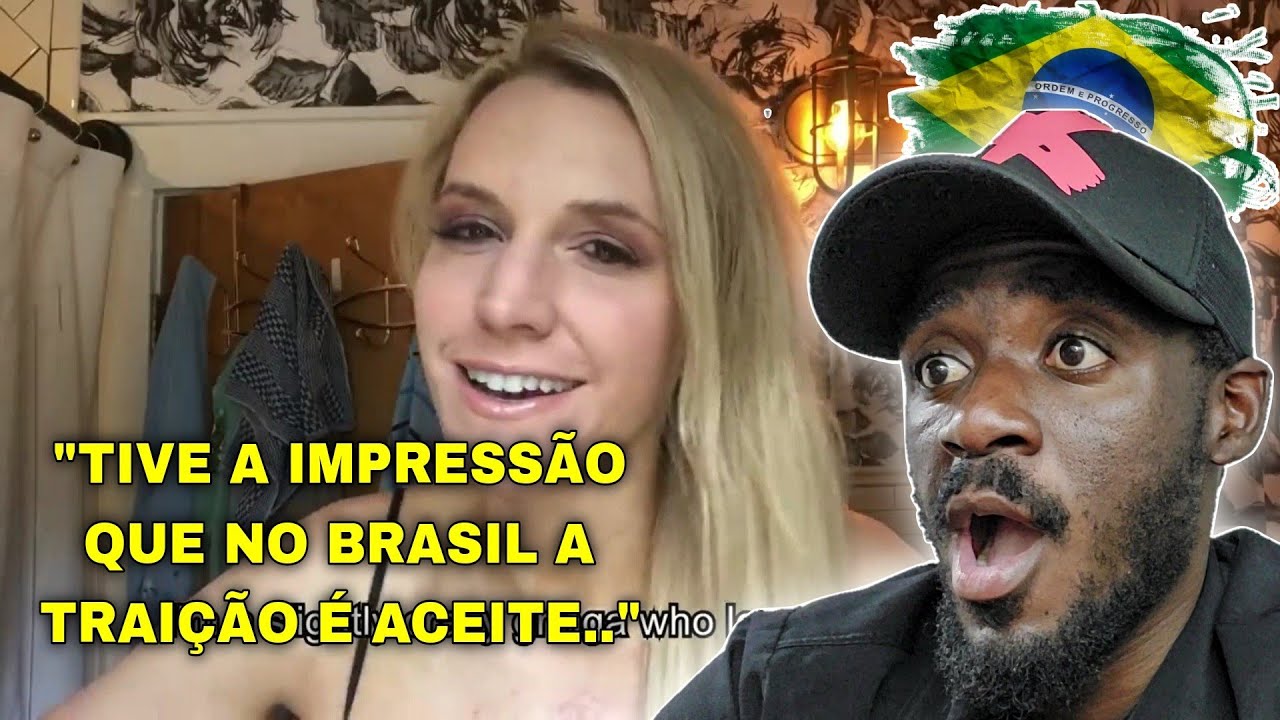 A gringa Norte Americana🇺🇲 contou as IMPRESSÕES que ela TEVE do Brasil ...