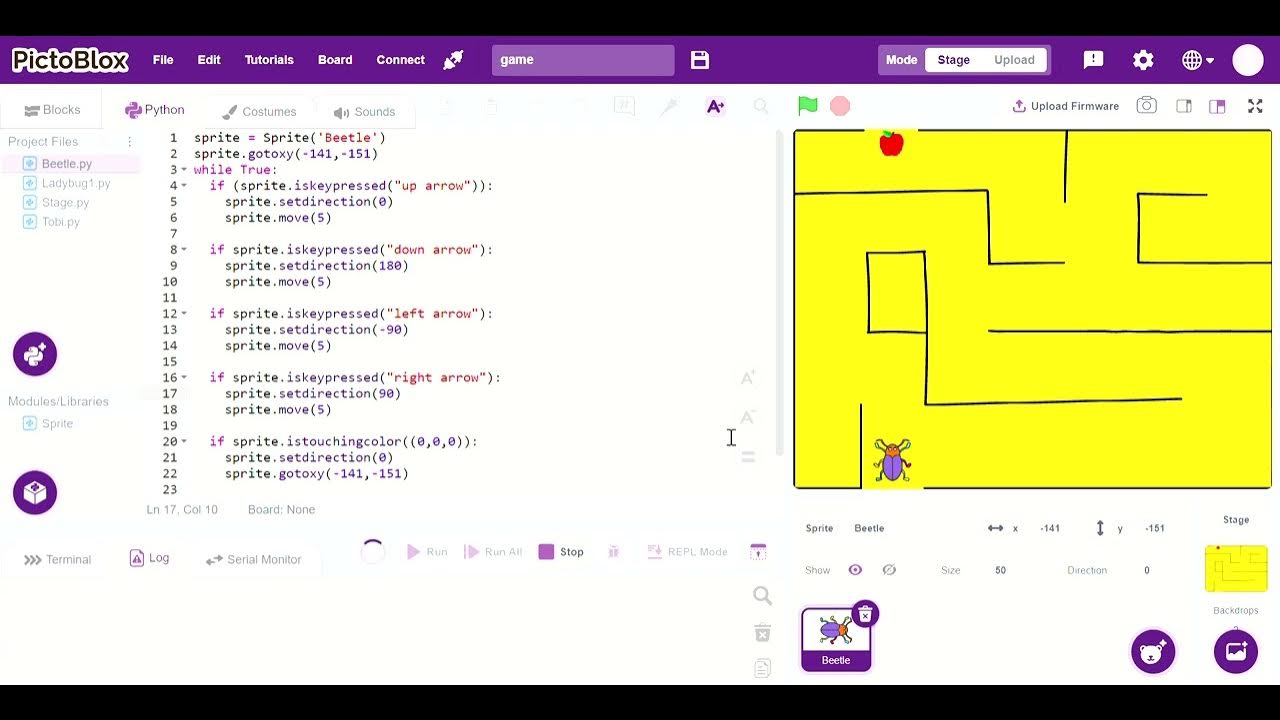 Beetle Maze Game - YouTube