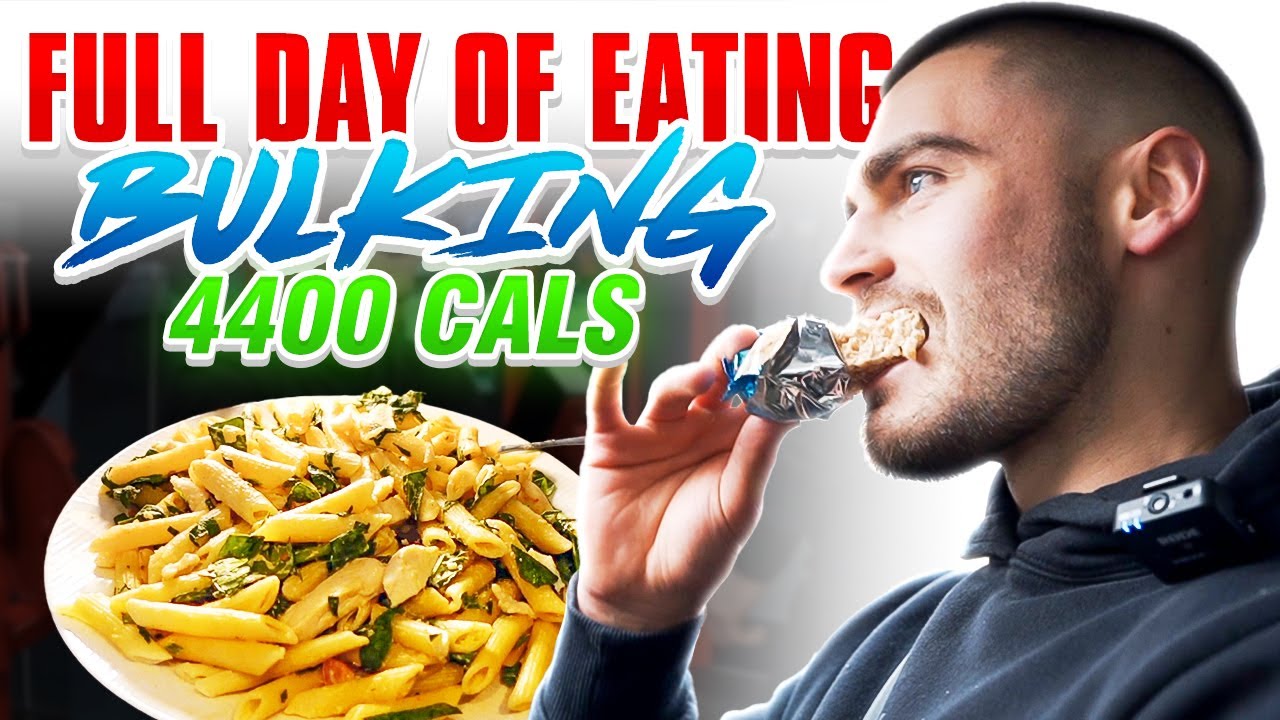 Ep.7 - Full Day of Eating - Bulking Edition (4,400+ Calories) - YouTube