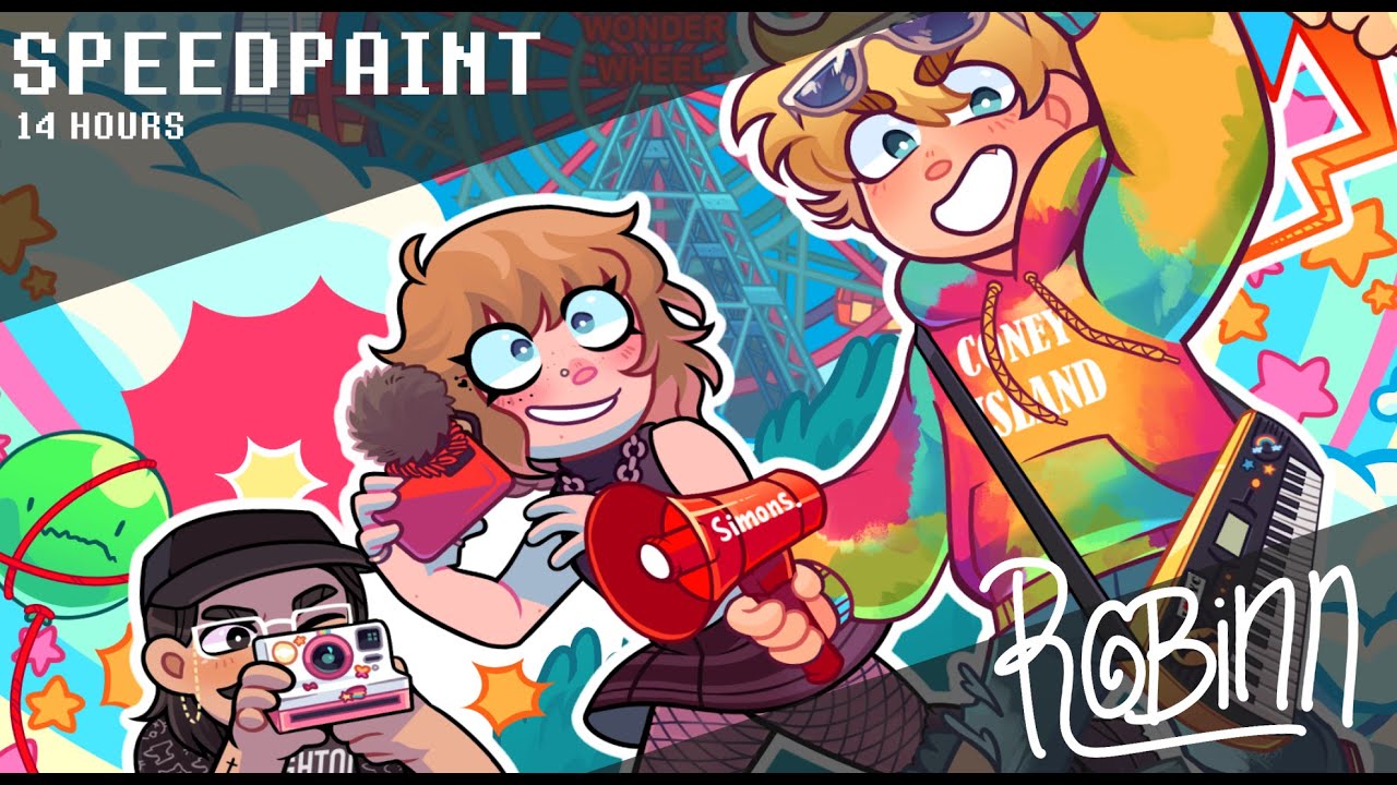Tom Simons Goes to NYC! [SPEEDPAINT] - YouTube