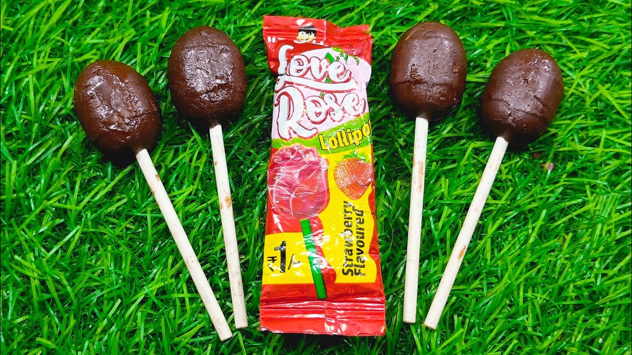 Red Candy Packet & Candy Lollipop Unpacking ASMR Videos - YouTube