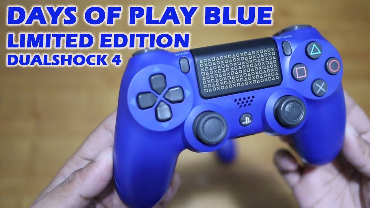 Days of Play Stik PS4 Playstation 4 Dualshock 4 Limited Edition ...