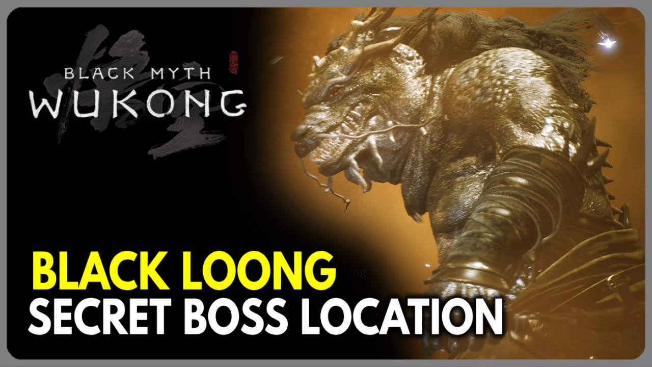 Black Loong Boss Fight & Location - Chapter 2 | Black Myth Wukong - YouTube
