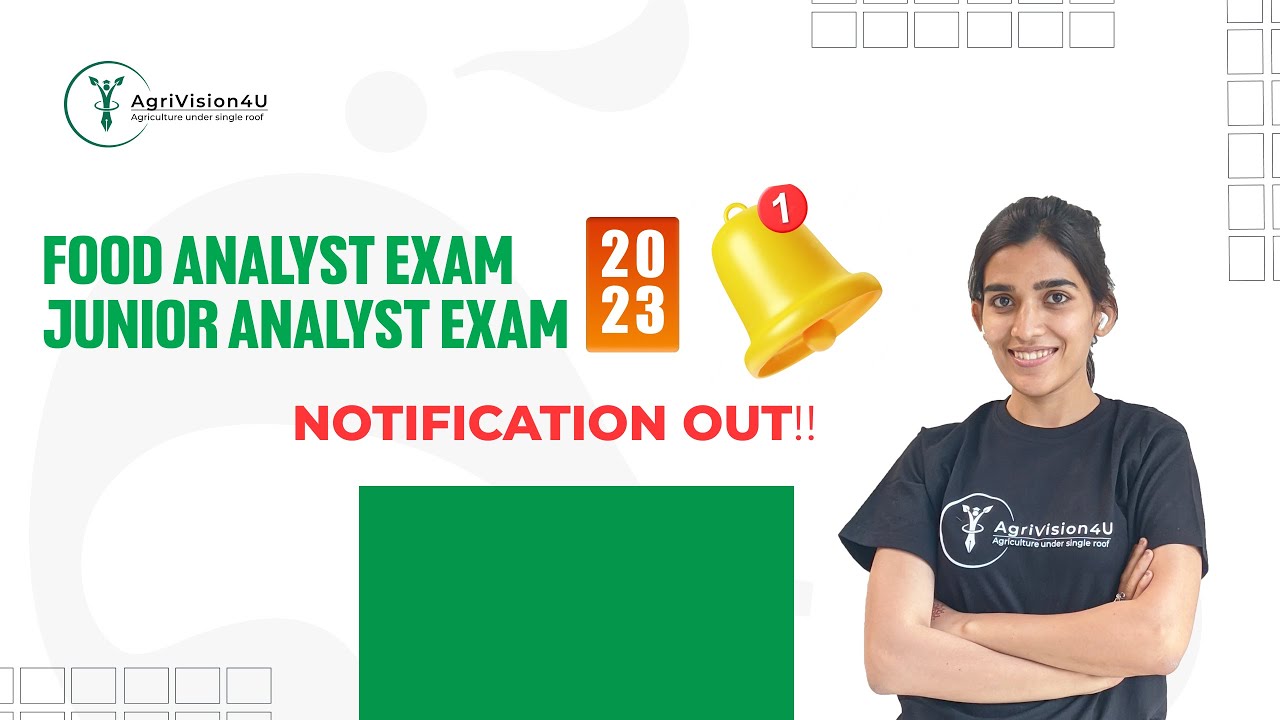 FSSAI Food Analyst 2023 | FSSAI FAE & JAE 2023 | FSSAI Notification Out ...