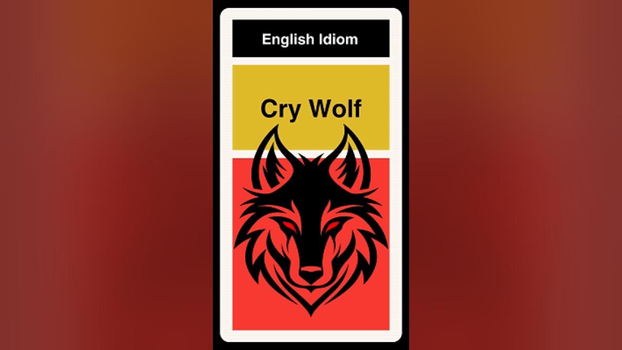 Cry Wolf - Idiom - YouTube