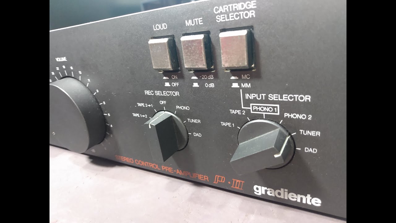 Consertos Vintage 066 - pré PII - Gradiente (parte 01) - #0354 - YouTube