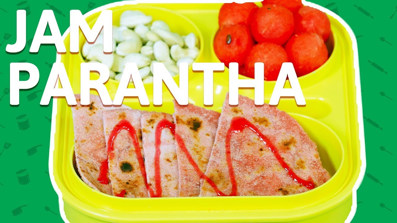 Sweet Jam Paratha - Whole Wheat Paratha with Jam - Paratha Recipe For ...