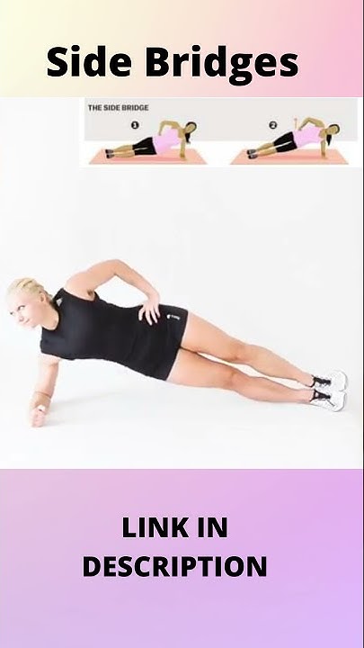 MELT FAT FAST EITH EXERCISES AT HOME | SIDE BRIDGES EXERCISES | SHORTS | WORKOUT FROM HOME ...
