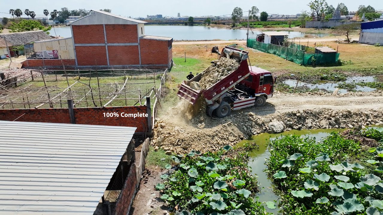 Incredible 100% Completed Waterway Road Construction Project by Kumat ...