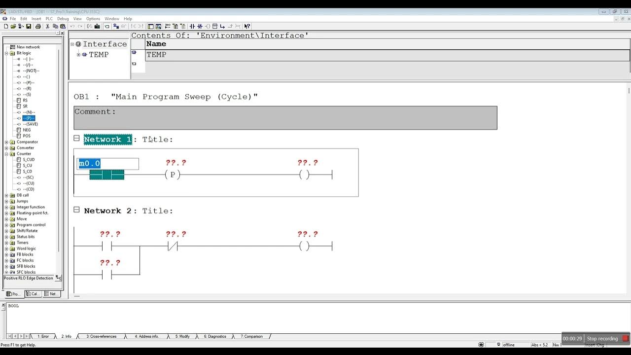 Intruksi P PLC Siemens S7 300 Training 7 - YouTube