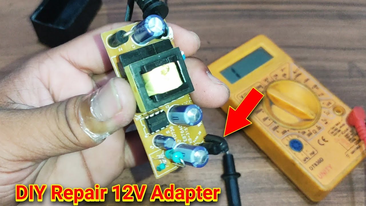 How to Repair 12 Volt Adapter Charger Output Power Problem | Make at ...
