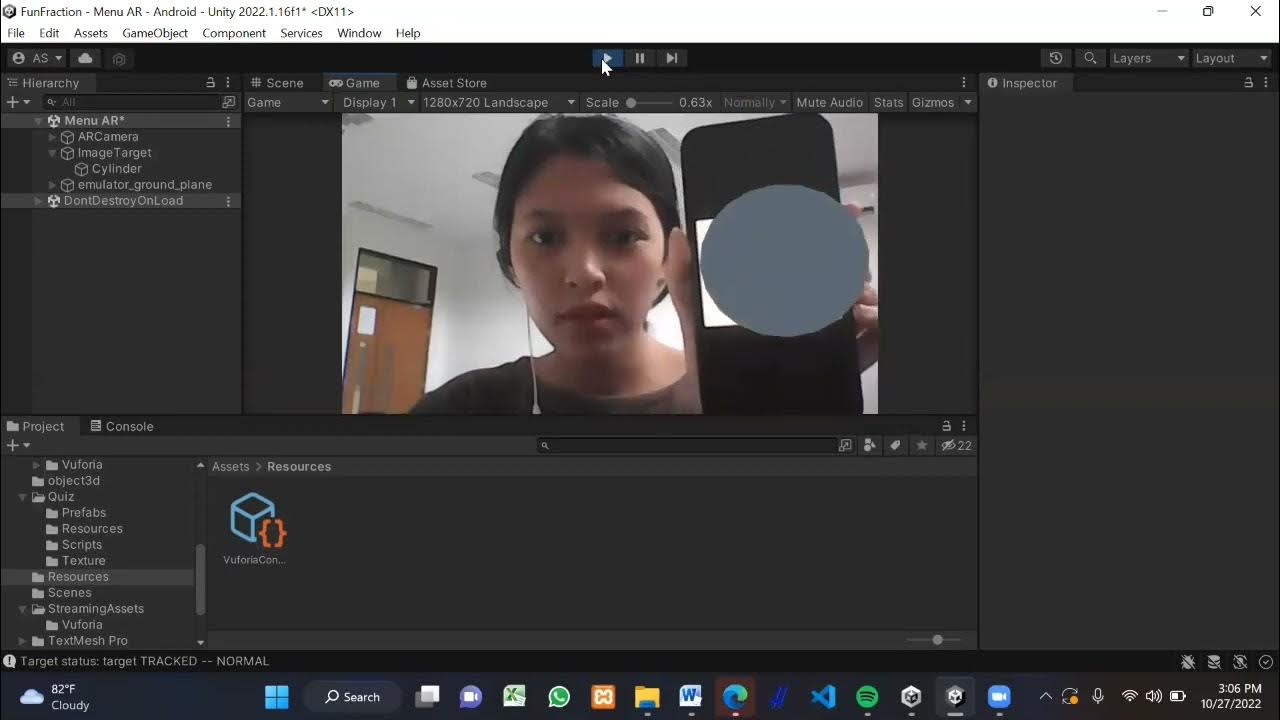 Cara Membuat AR Video Menggunakan Aplikasi Unity - YouTube