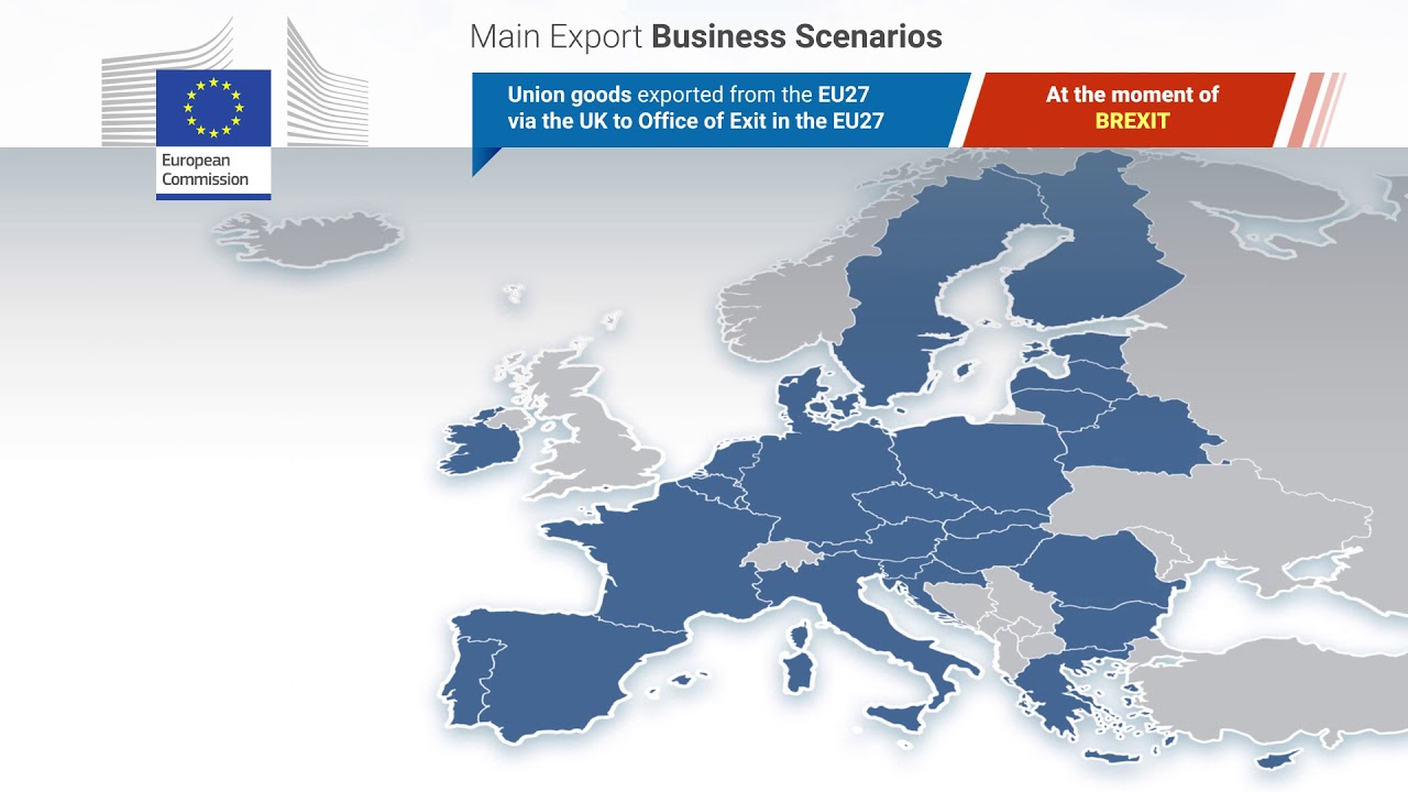 Union goods exported from the EU27 via the UK to Office of Exit in the ...