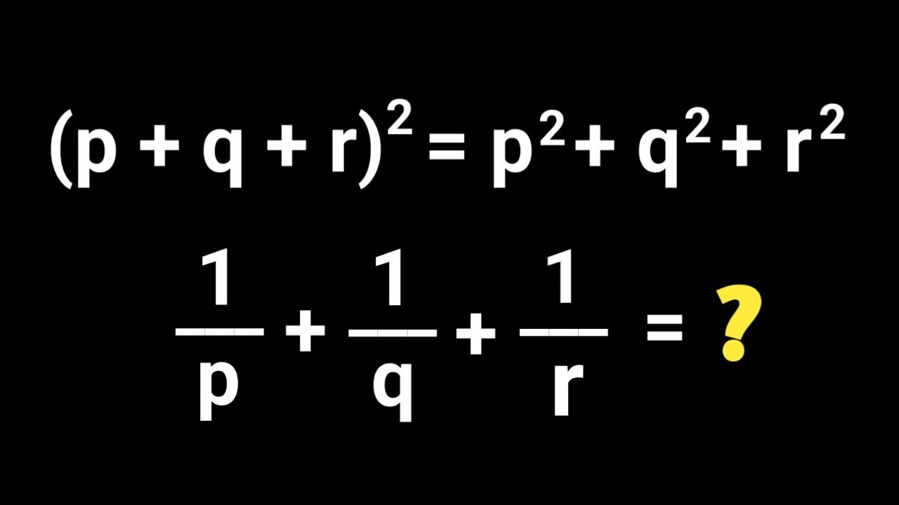 Vietnamese | Can You Solve This ? | Math Olympaid Problem #math # ...