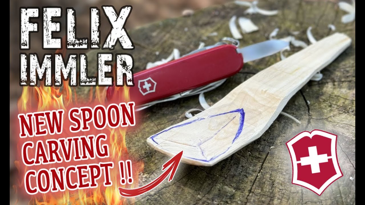 How to carving a Spoon with one Blade only ! - YouTube