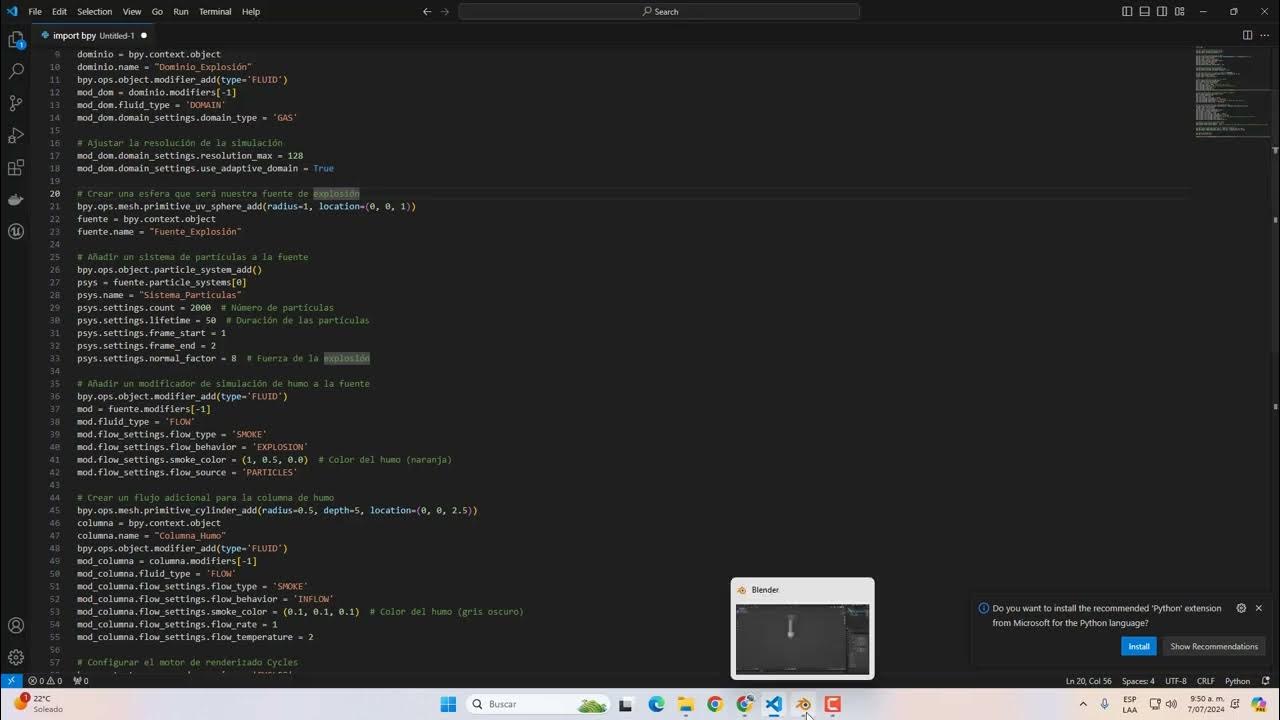Blender como usar scripts de python - YouTube