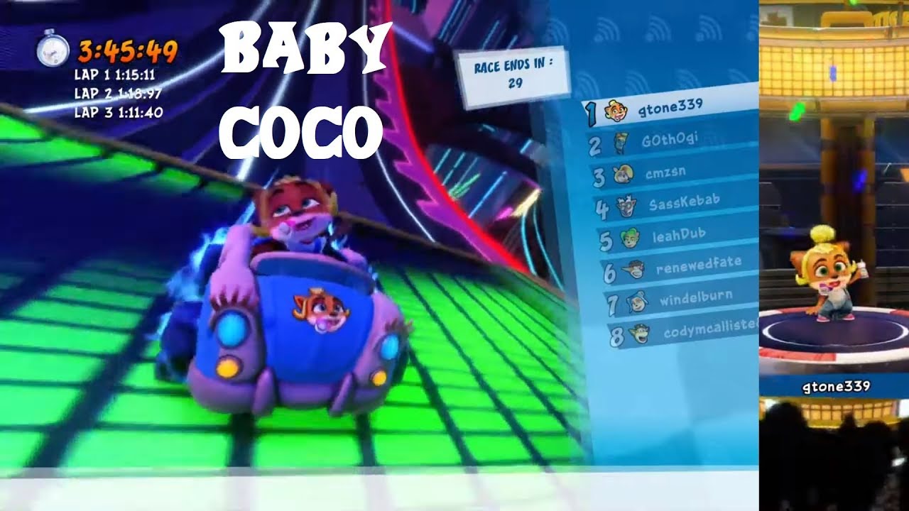 CTR Nitro-Fueled - Baby Coco gameplay (Online race) - YouTube