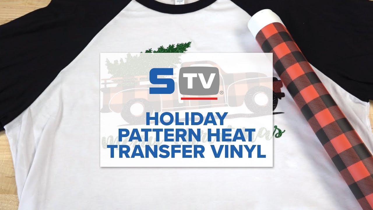 Holiday Pattern Heat Transfer Vinyl - YouTube