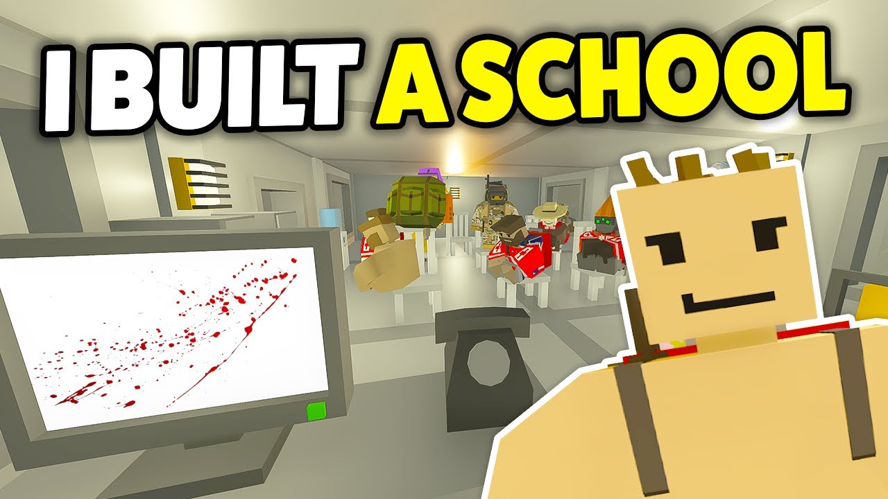 I BUILT A SCHOOL IN UNTURNED - Unturned School Roleplay (Teaching ...