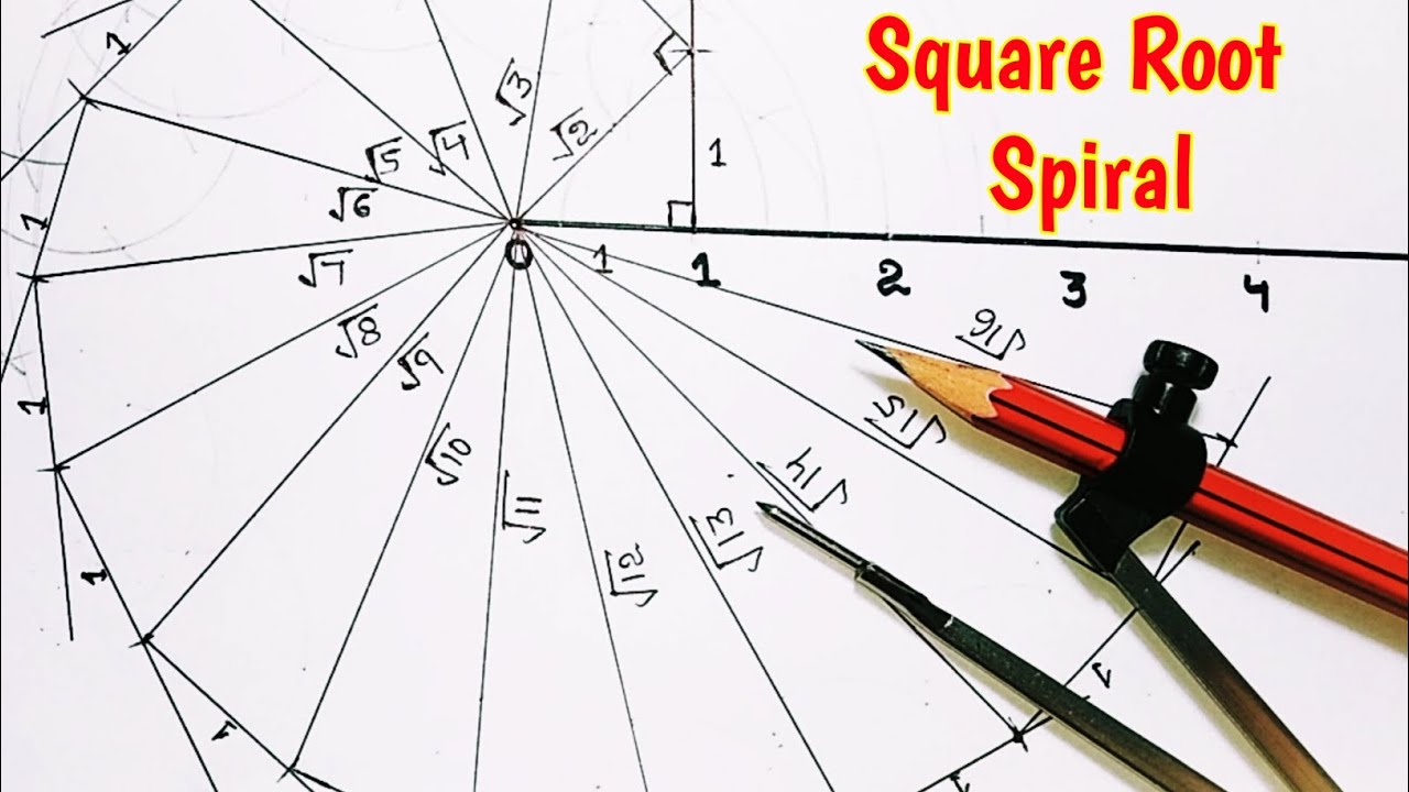 Square Root Spiral Class 9 With Compass YouTube square-root-spiral-class-9-with-compass-youtube