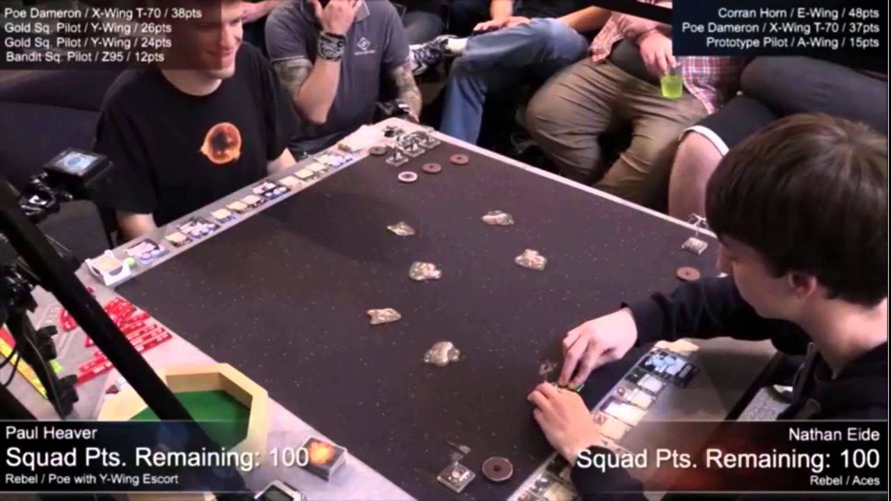 2015 X Wing World Championship - Paul Heaver vs Nathan Eide - FFG ...