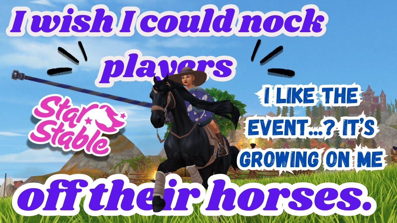 Me and my sisters check out the Medieval Event! || Jousting in star ...