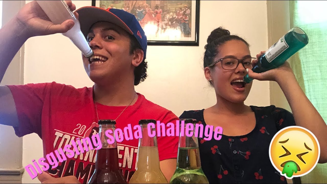 DISGUSTING SODA CHALLENGE - YouTube