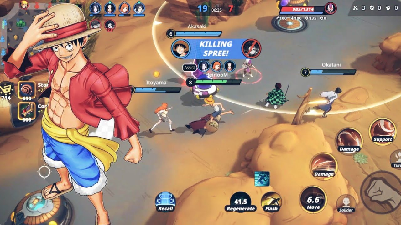 MONKEY D LUFFY JUMP ASSEMBLE BETA TEST - YouTube