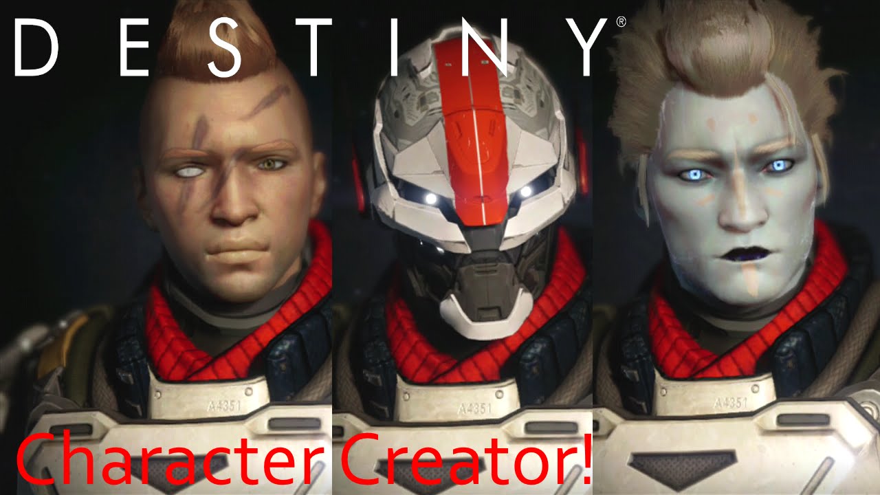 DESTINY Beta - Character Customization and Intro! - YouTube