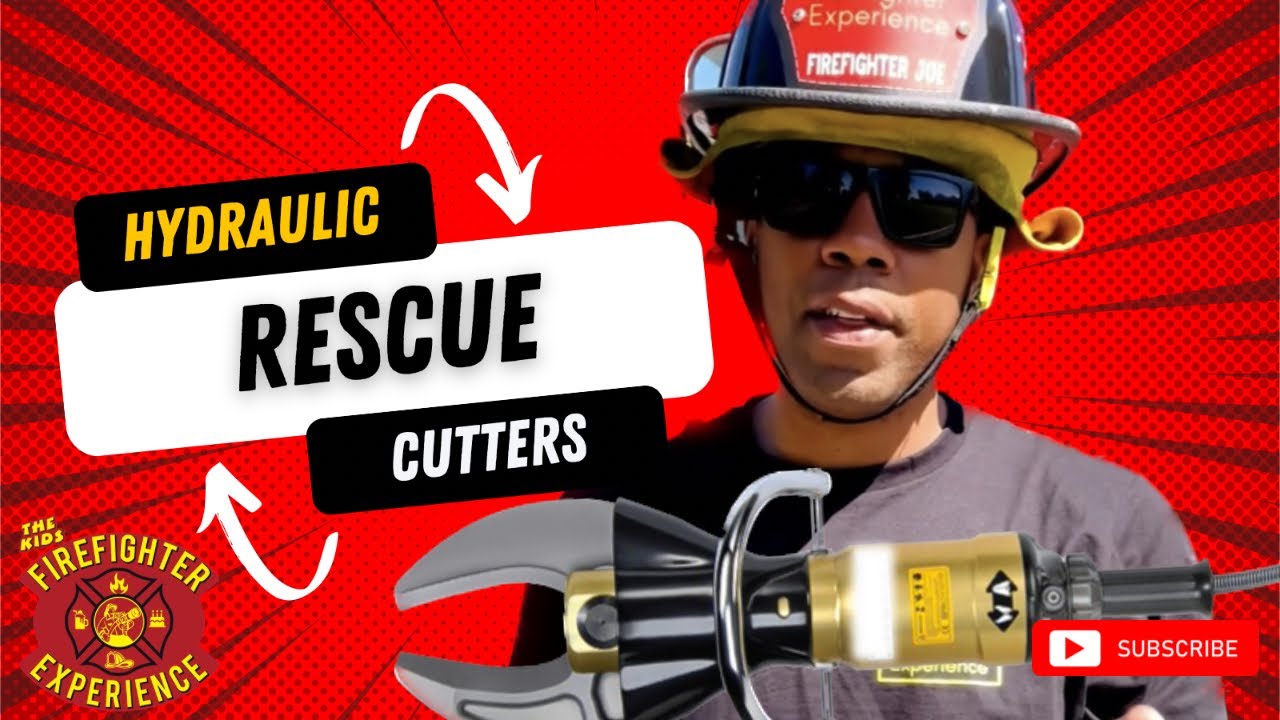 The Kids Firefighter Experience - Hydraulic Rescue Cutters - YouTube