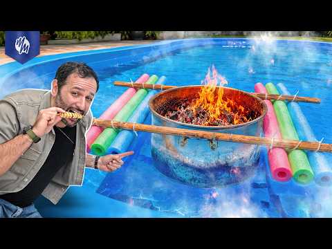 CHURRASQUEIRA pode ESQUENTAR uma PISCINA? Nós Testamos!