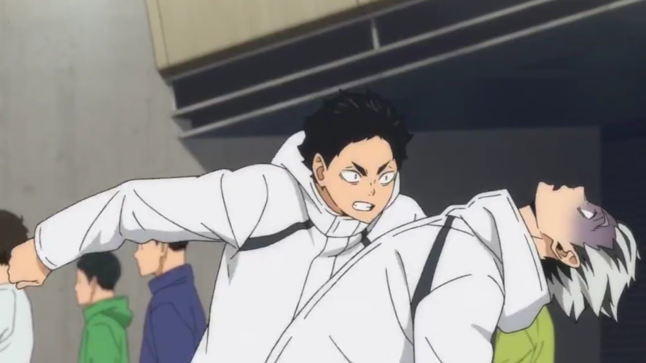 Bokuto and Akaashi Moment In Ep3 - YouTube