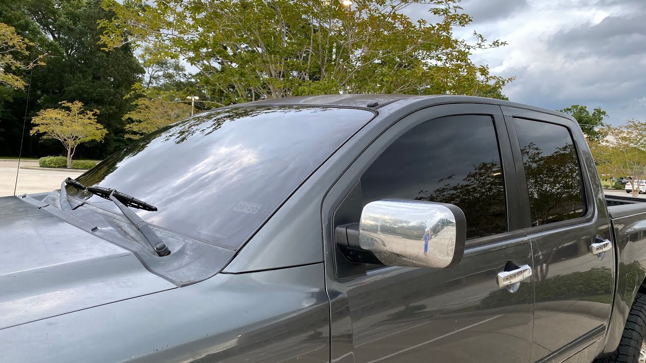 20% windshield tint and 5% all around!!! SUPER DARK!!! - YouTube