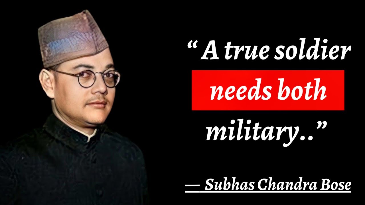 Subhas chandra Bose quote For Beginners | My Thoughts on Subhas chandra ...