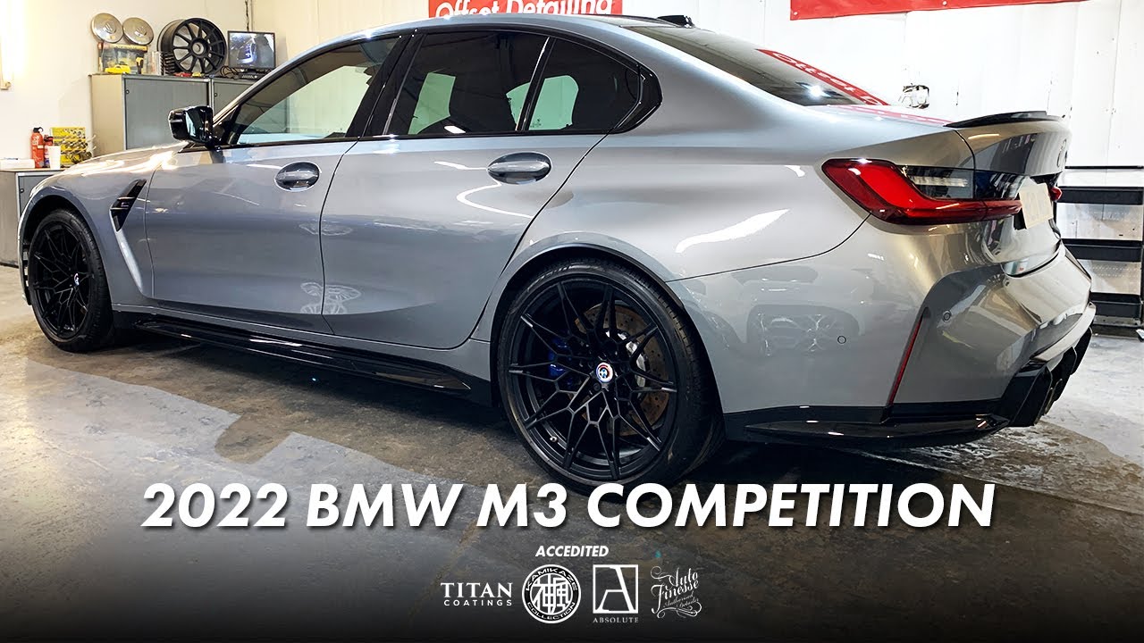 OFFSET DETAILING IN ESSEX 2022 BMW G80 M3 COMPETITION PAINT CORRECTION ...