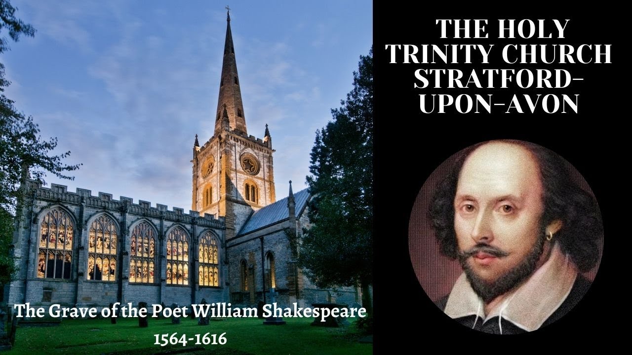 The Grave of the Poet William Shakespeare at the Holy Trinity Church in ...