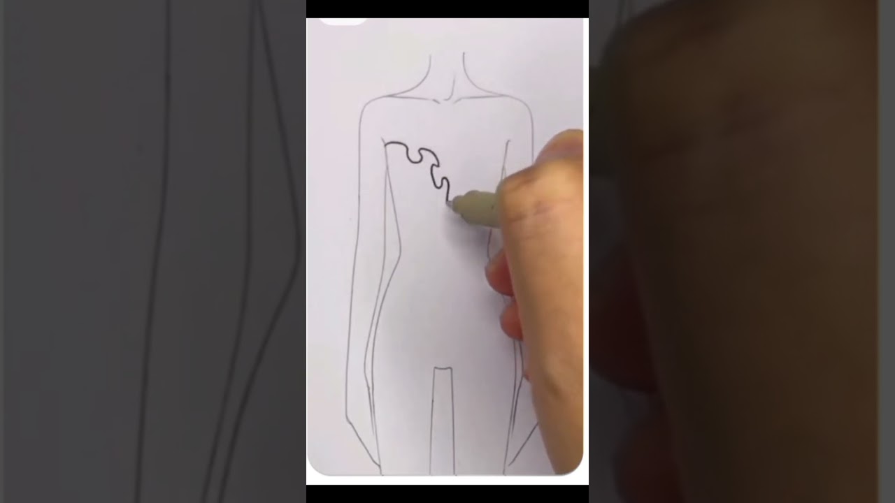 easy draw a top on croqui 🥰 - YouTube