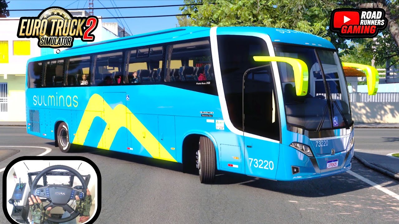 ETS2 Bus | Smooth Ride New Super Busscar Vissta Buss 360 on Extreme ...