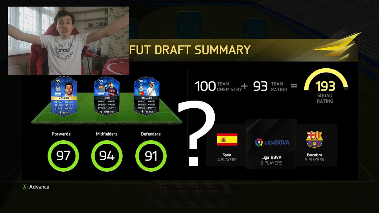 MY BEST EVER FUT DRAFT!!! 193 FUT DRAFT FIFA 16 ATTEMPTS!!!! - YouTube