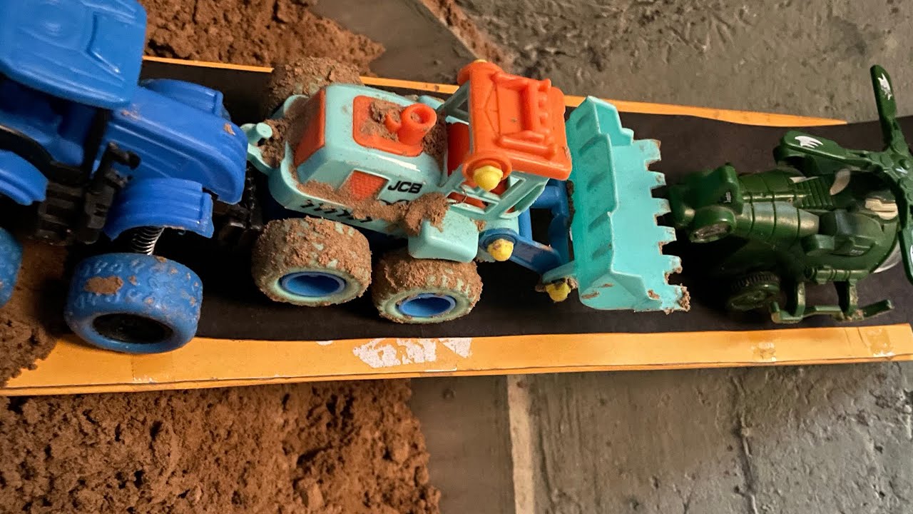 Slide Tractor JCB Helicopter 🚁 - YouTube