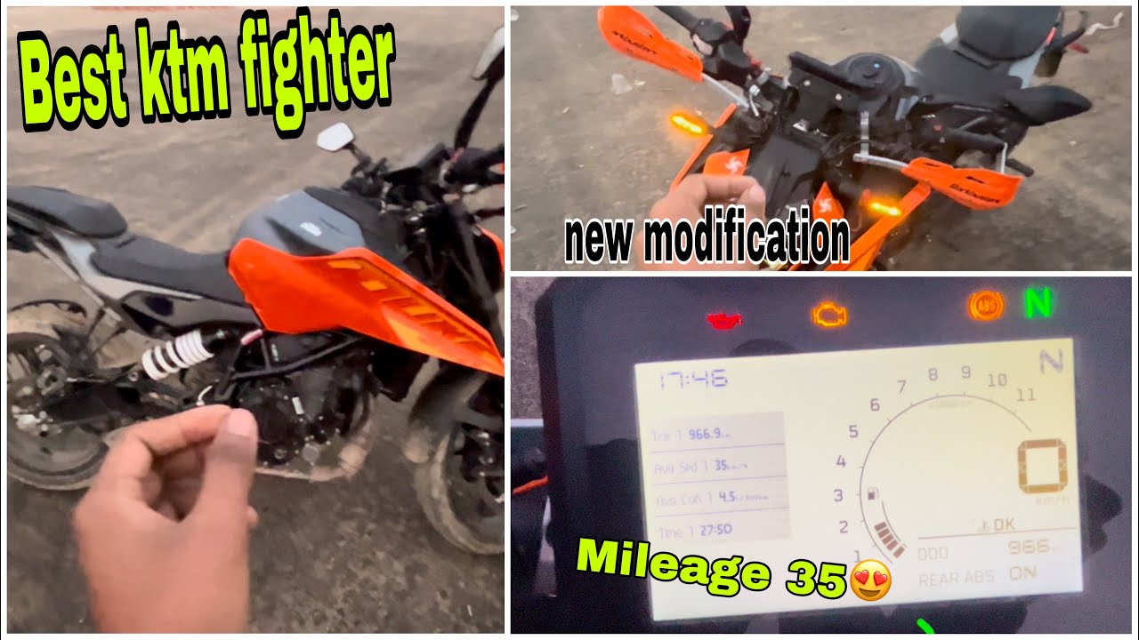 Ktm duke 250 mileage test | duke 250 gen 3 first modification | ktm ...