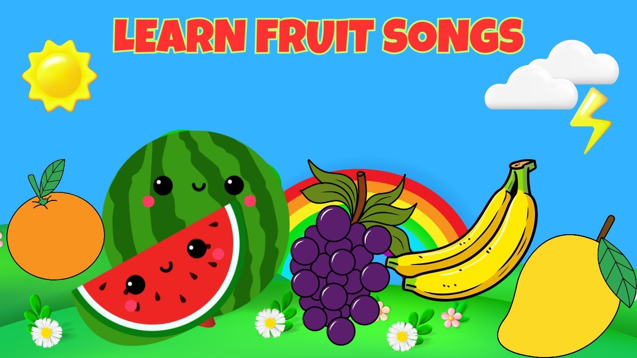 Fruit Song for Kids | Fun Pixar-Style 3D Animated Fruits 🍎🍌🍇🍉🍊 - YouTube