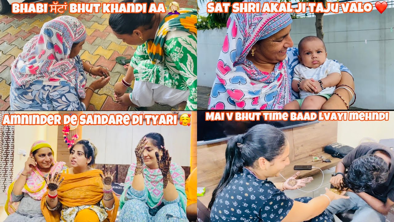 || Amninder De Sandare Aunn Ch Reh Ge 1-2 Dinn 🥰Hogiya Tyarian|| Nanada ...