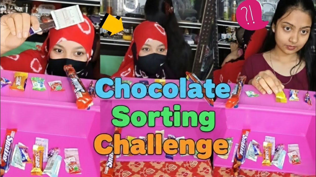 Chocolate Sorting Challenge 🤣💥 Most demanding challenge 🔥😜 - YouTube