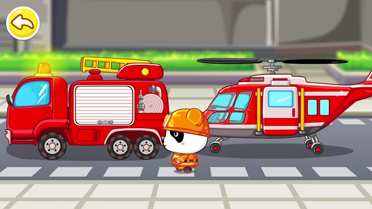 BabyBus Little Fireman Fire Truck DR Panda - YouTube
