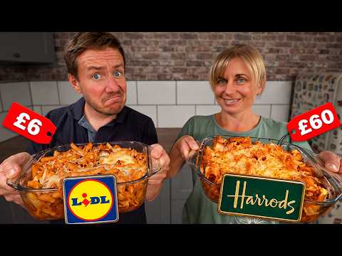 We Made Lidl's Cheapest vs Harrods' Most Expensive Pasta Bake