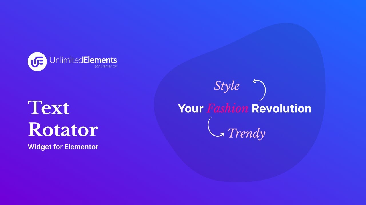 Text Rotator Widget for Elementor - YouTube