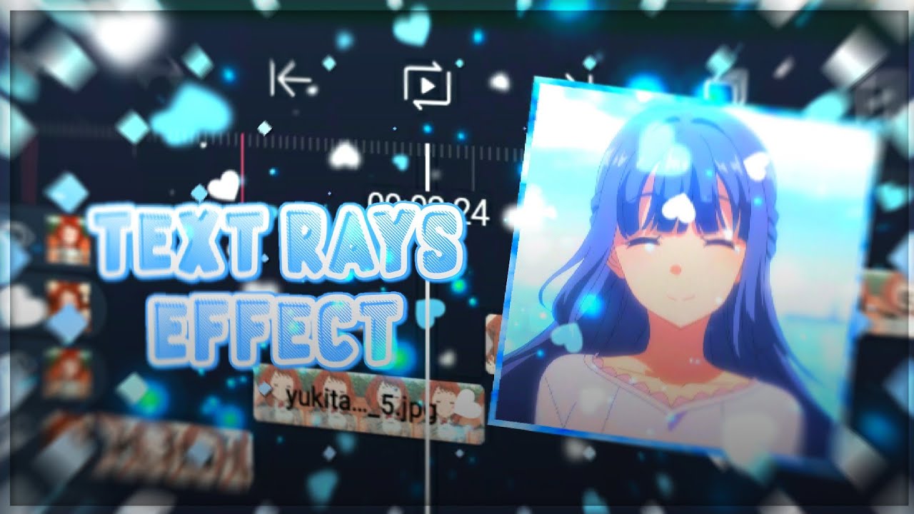 text rays effect || alight motion tutorial - YouTube