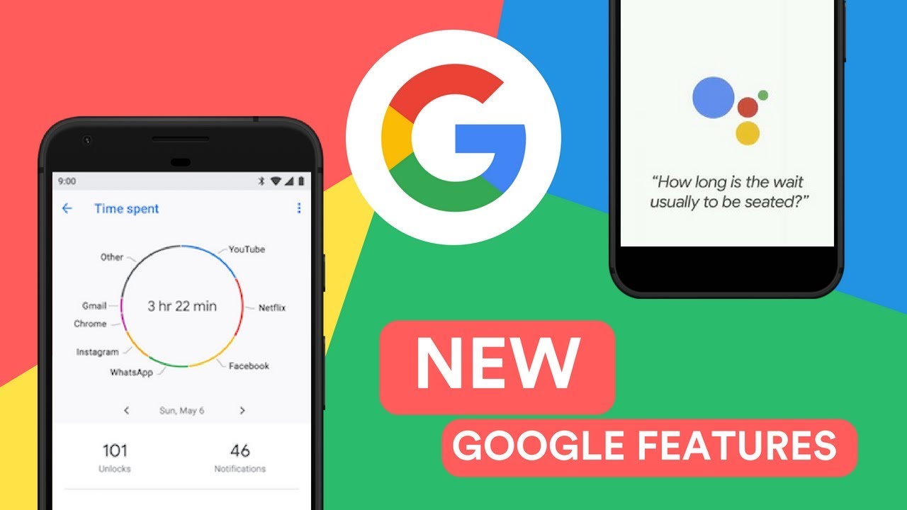 Google introduces Assistant AI & Digital Wellbeing - YouTube
