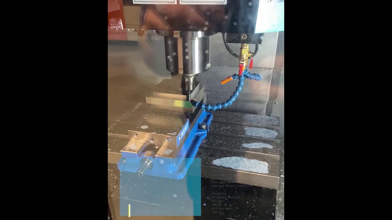 Hurco VM One CNC Mill Cutting P20 Tool Steel - Hurco Social Media Post ...